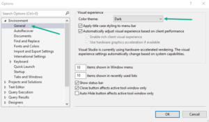 Dark Theme para SQL Server Management Studio (SSMS) – Victor Barajas
